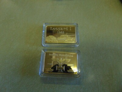 CHALLENGE COIN LEOPARD 1965 DEUTSCHE PANZERDIVISION TANKS GOLD COLOR | eBay