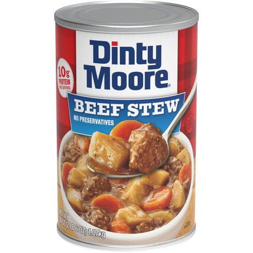 (6 Pack) DINTY MOORE Beef Stew Shelf-Stable Steel Can 38 Oz 10 Grams of ...