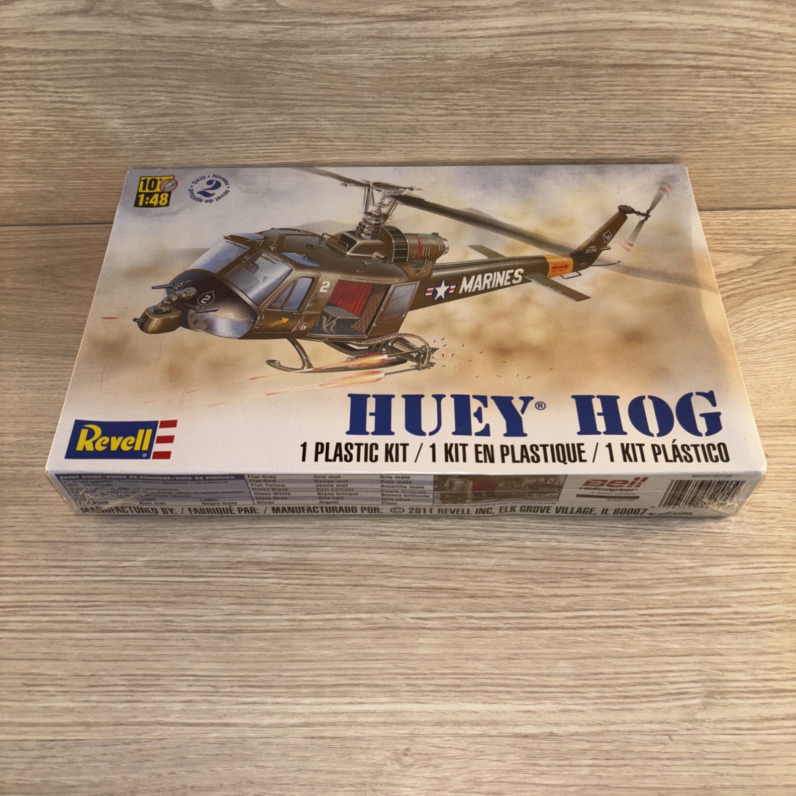Revell Huey Hog Helicopter Plastic Model Kit~ Sealed 1:48 85-5201 New ...