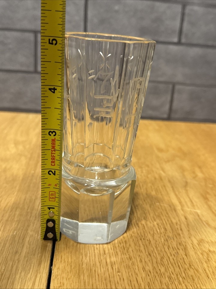 Masonic Firing Glass, AKA Masonic Shot Glass or Shooter Glass. 5” Tall ...