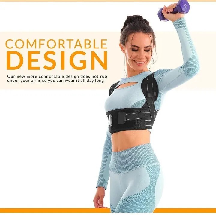 Posture Corrector for Women and Men - Adjustable Mid and Upper Back ...