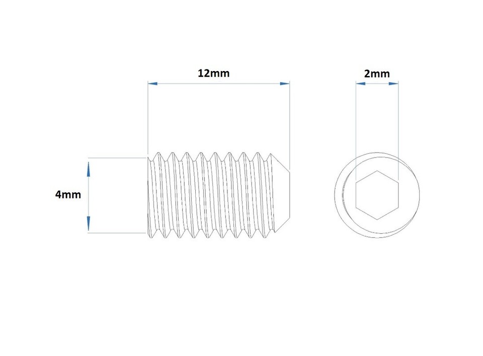 10pcs 4mm Amplifier Terminal Set Screws POWER GROUND SPEAKER REMOTE Amp ...