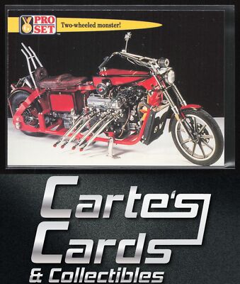 Two-wheeled monster! 1992 Pro Set Guinness Book of Records #6 | eBay