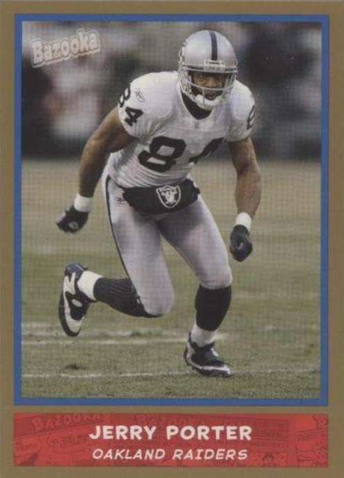 2004 Bazooka - Jerry Porter #97 Gold for sale online | eBay