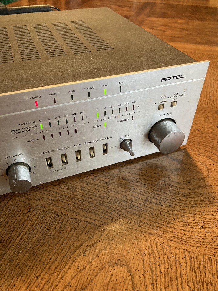 Rotel Stereo Receiver Vintage Model RX-550 | eBay