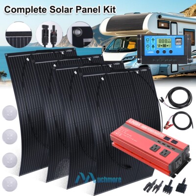 5000W Complete Solar Panel Kit Solar Power Generator 30A Home 110V Grid ...