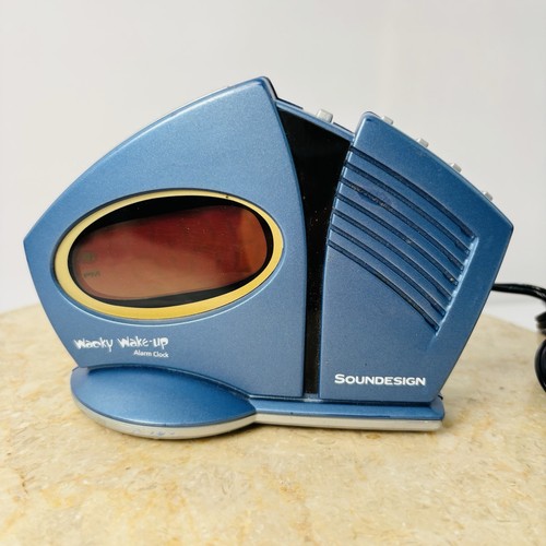 Soundesign Wacky Wake Up Alarm Clock AM/FM Radio 3131L Tested Works | eBay