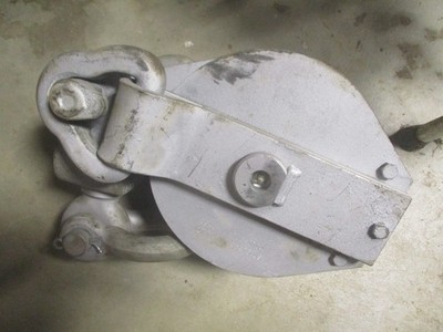 DOUBLE SNATCH BLOCK 8" Twin Sheave 12 Ton 7/8" Wire Rope USA | eBay