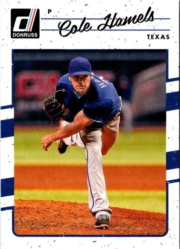 2017 Donruss Cole Hamels #159 Texas Rangers Baseball Card | eBay