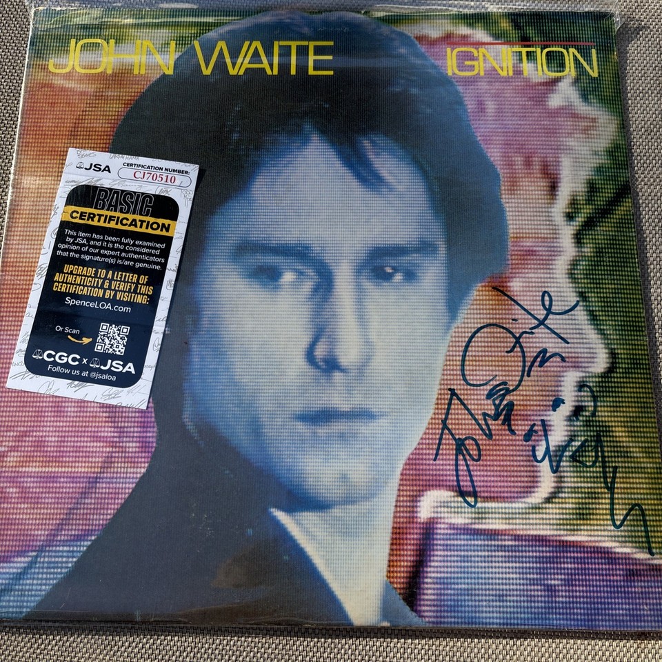 JOHN WAITE Signed Ignition Album JSA COA Certified Autograph & Hand ...