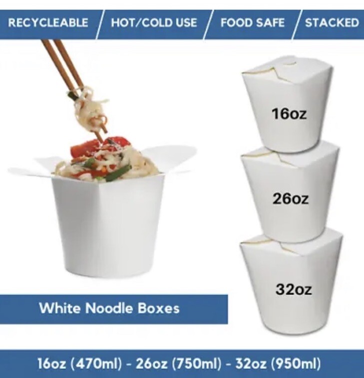 Chinese Food Container Sizes Hawkie Business 50 Pack Chinese Take Out