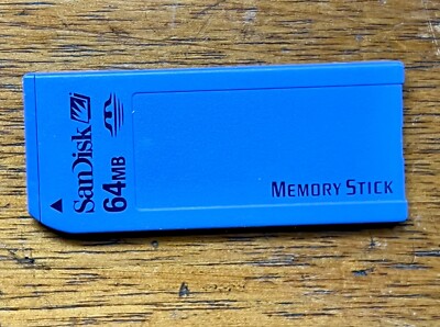 SanDisk Memory Stick 64MB SDMS-64 Camera Memory Card For Sony | eBay