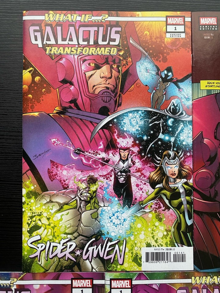 Marvel Comics WHAT IF .. GALACTUS Transformed Full Set Hulk Gambit ...