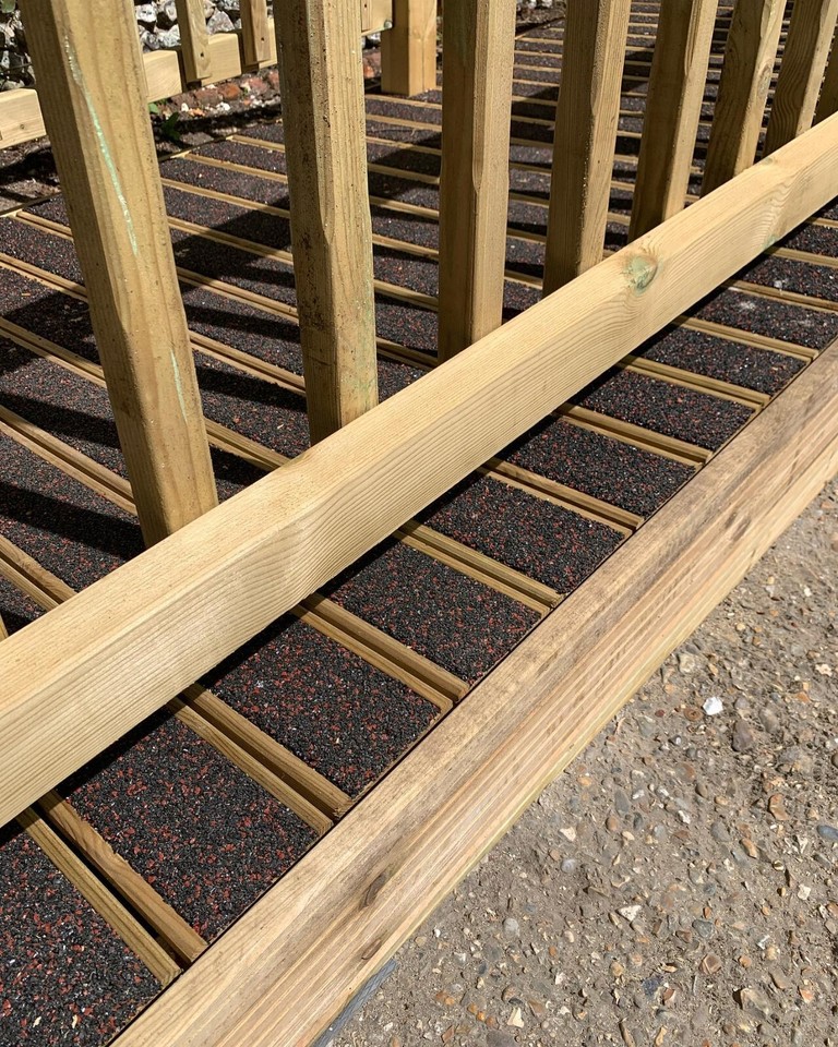 Walksure Anti-Slip Pressure Treated Garden Decking 120mm x 28mm ...