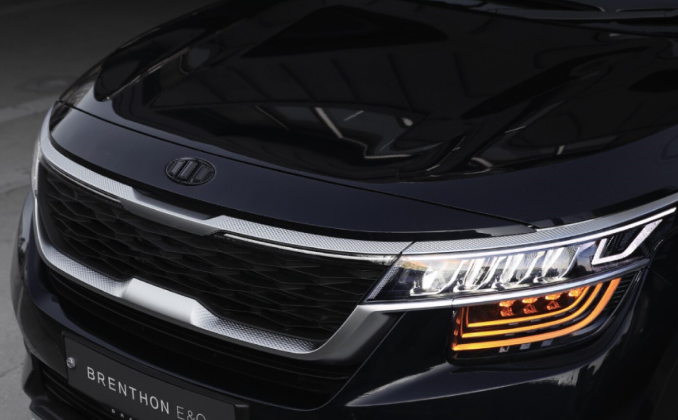 3G Brenthon Emblem Badge Matt Black 129 Size For Kia sportage sedona K3 ...