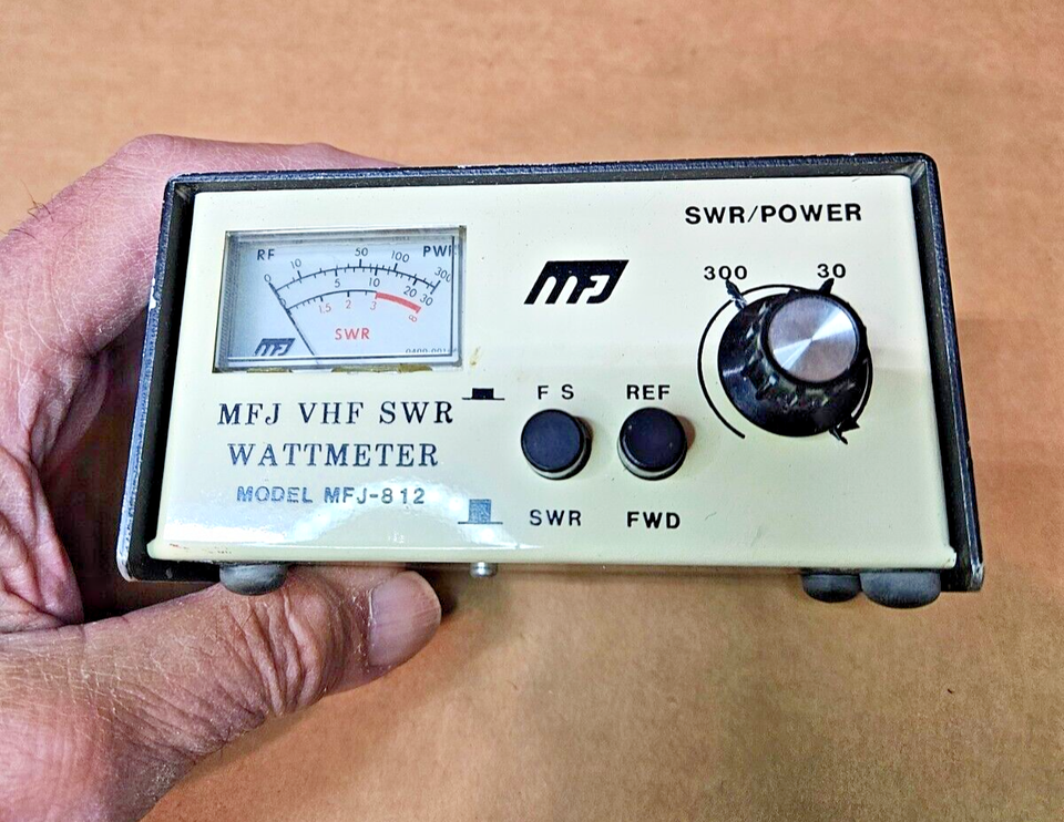 MFJ 812 VHF SWR-Wattmeter for two meters and below with data sheet- | eBay