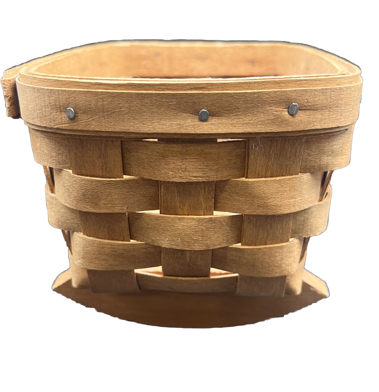 1989 Longaberger Mini Cradle Rocking Basket 5"x 7"x 5" Vintage Doll ...