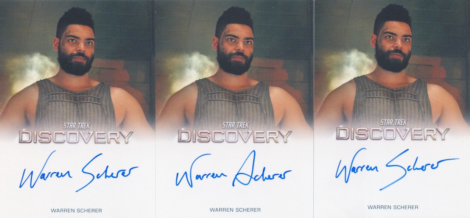 LE Star Trek Discovery Season 4 Autograph card of Warren Scherer Ato ...