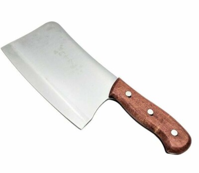 Cleaver Knife Chopper Master Chef Butcher Meat Bone Vegetable Kitchen ...