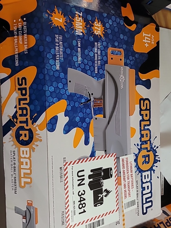 Splat R Ball SRB375M Water Bead Blaster Gun Toy Fully Automatic SEE ...