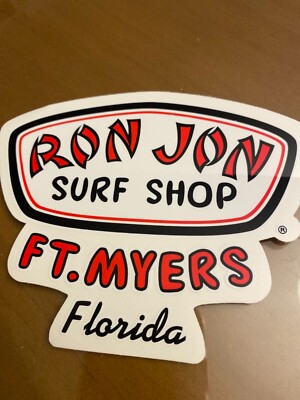 Ron Jon surf shop Fort Myers decal | eBay