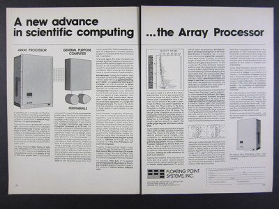 1977 Floating Point Systems AP-120B Array Processor vintage print Ad | eBay