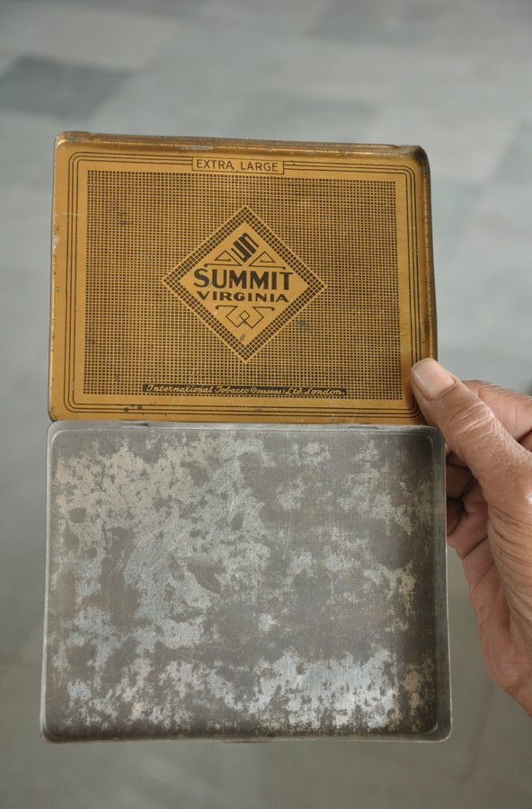 Vintage Summit Cigarettes Ad Litho Tin Box | eBay