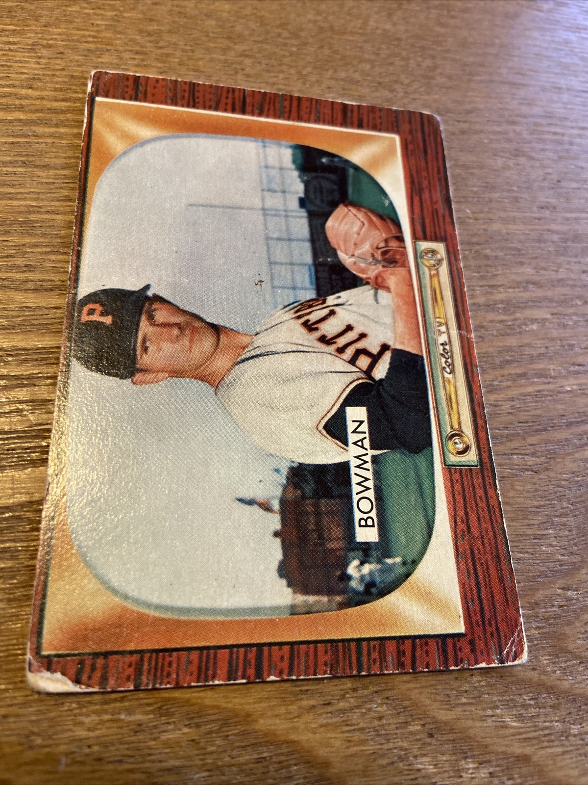 1955 Bowman Roger Bowman #115 Pittsburgh Pirates Vintage Baseball Card ...