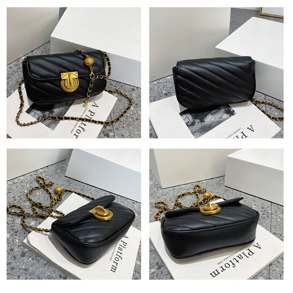 PU Leather PU Handbag Silver Rhombus Plaid Underarm Bag Elegant Girls ...