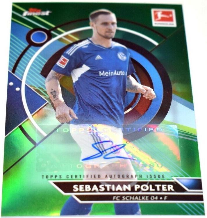 2022-23 Topps Finest Bundesliga - Autographs Sebastian Polter #127 ...