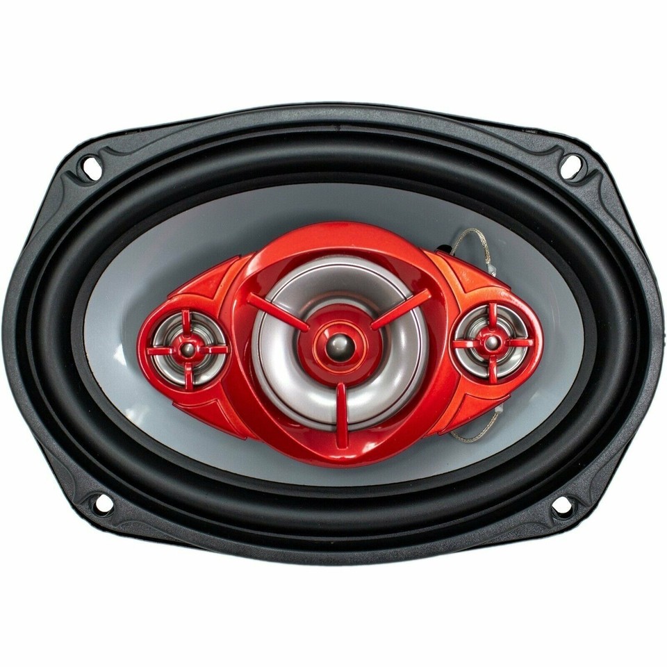SoundXtreme 6x9" 4-Way Speakers + 2x Audiotek S1 6x9" Car Van Truck ...