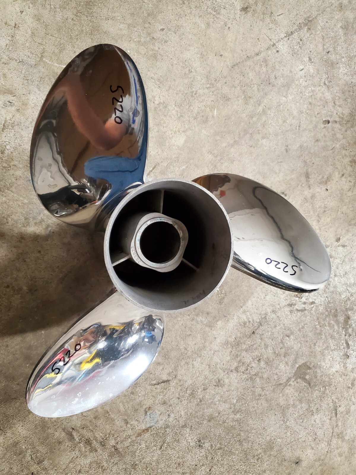 COUNTER 14 1/2" X 21P EVINRUDE JOHNSON VIPER SS PROPELLER, 763923, TBX ...