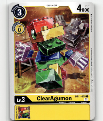 Digimon ClearAgumon Dimensional Phase Common | eBay