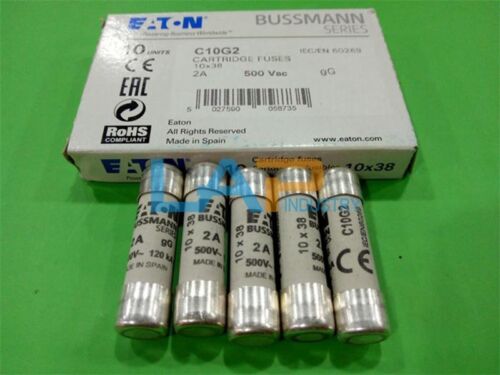 Bussmann C10G2 10 X 38 Fuses 2a 2 Amps Tested for sale online | eBay