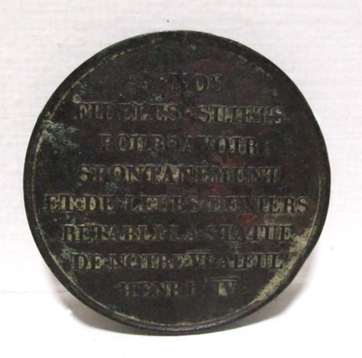 France - 1818 Henry IV & Louis XVIII - by GAYRARD F. - 33mm - Bronze ...