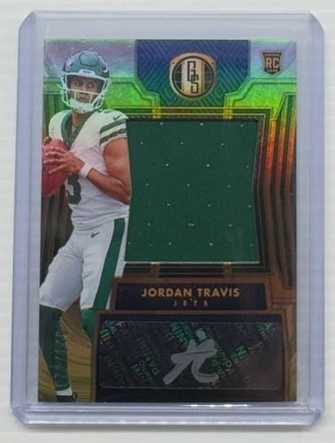 2024 Gold Standard Jordan Travis RPA Rookie Jumbo Jersey Patch Auto RC ...