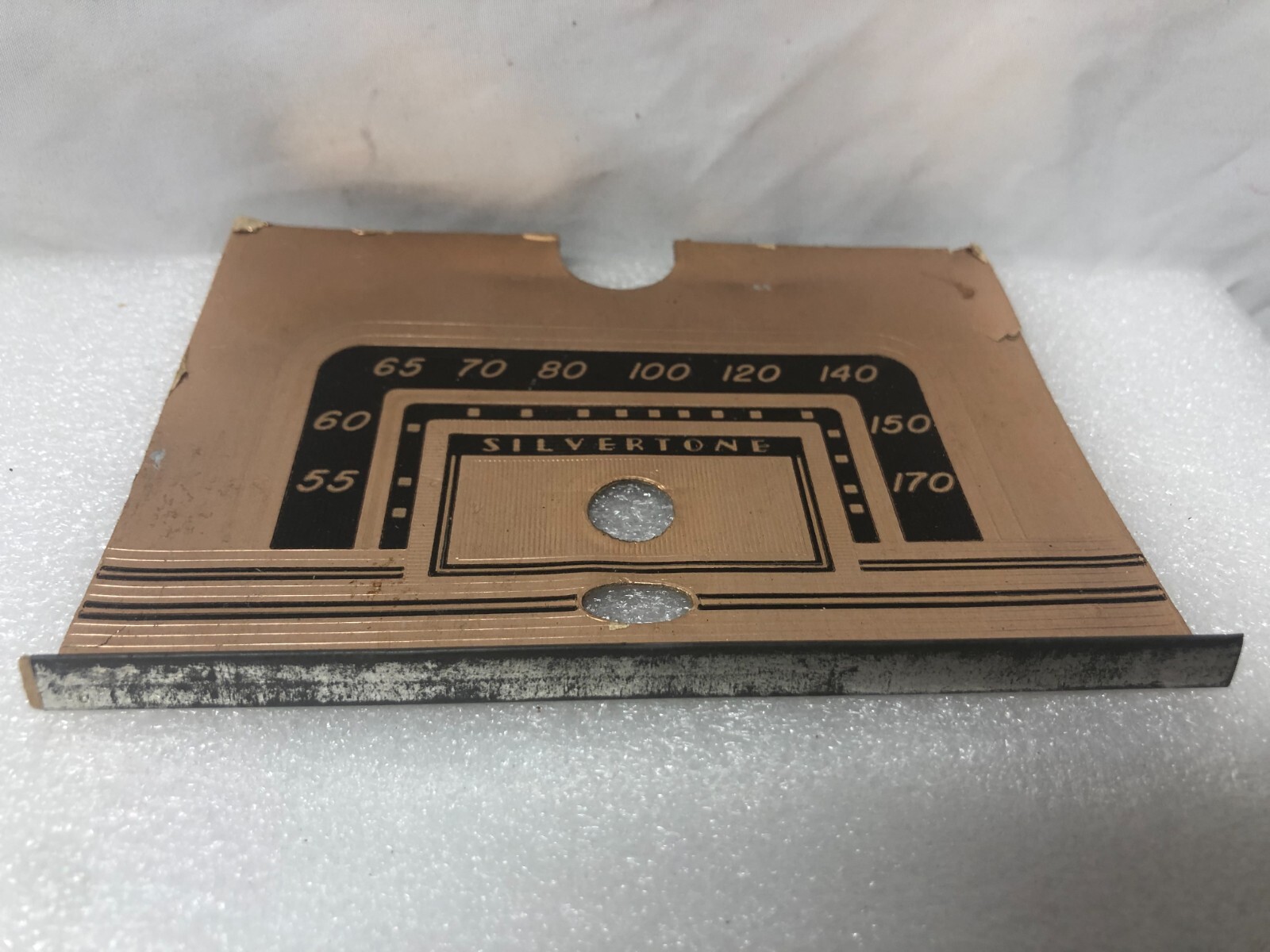 ANTIQUE VINTAGE SILVERTONE MODEL 6274 SEARS ROEBUCK DIAL FACEPLATE TUBE ...