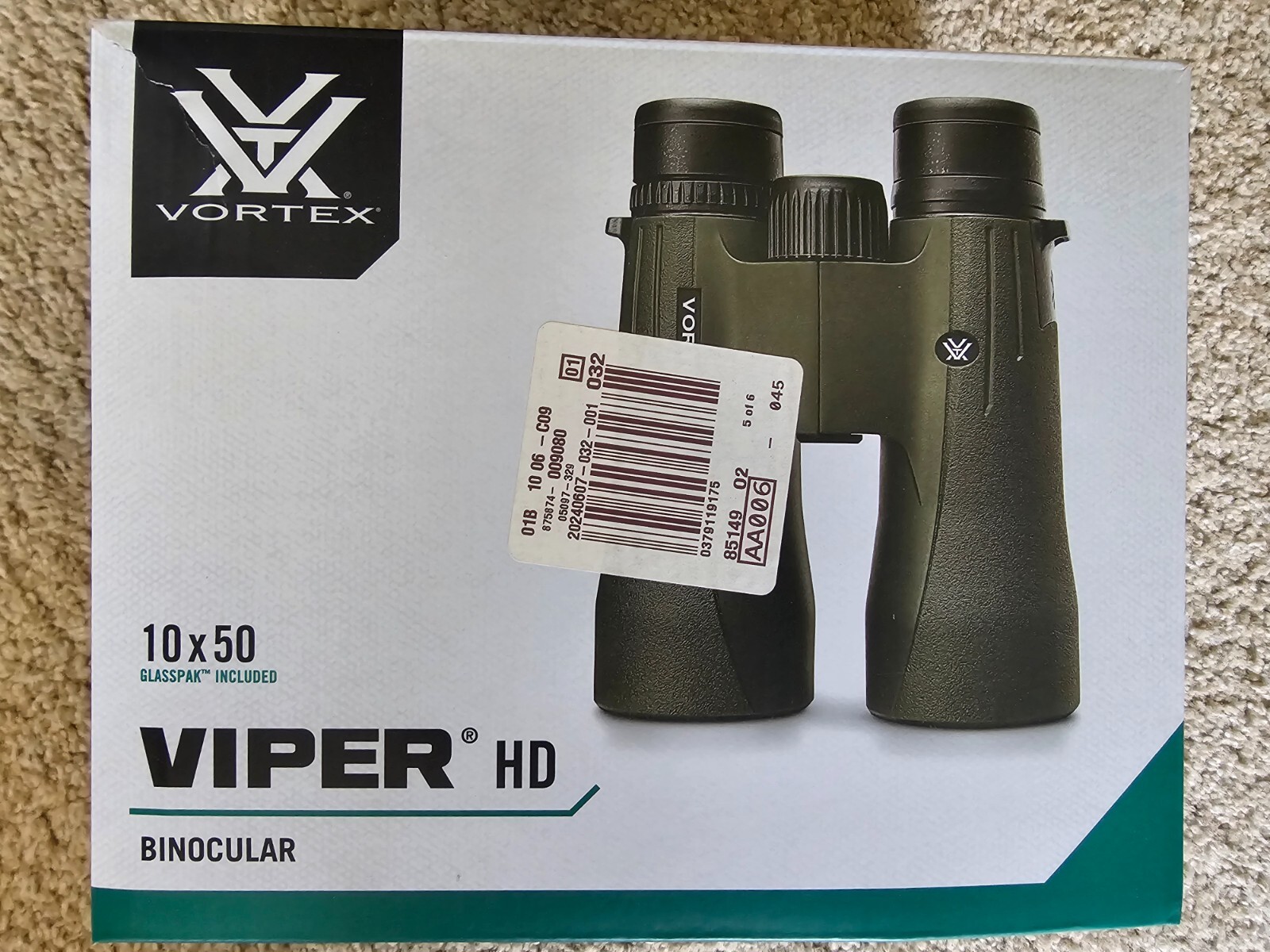 New Vortex Optics Viper HD 10x50 V202 Roof Prism Binocular 875874009080| eBay