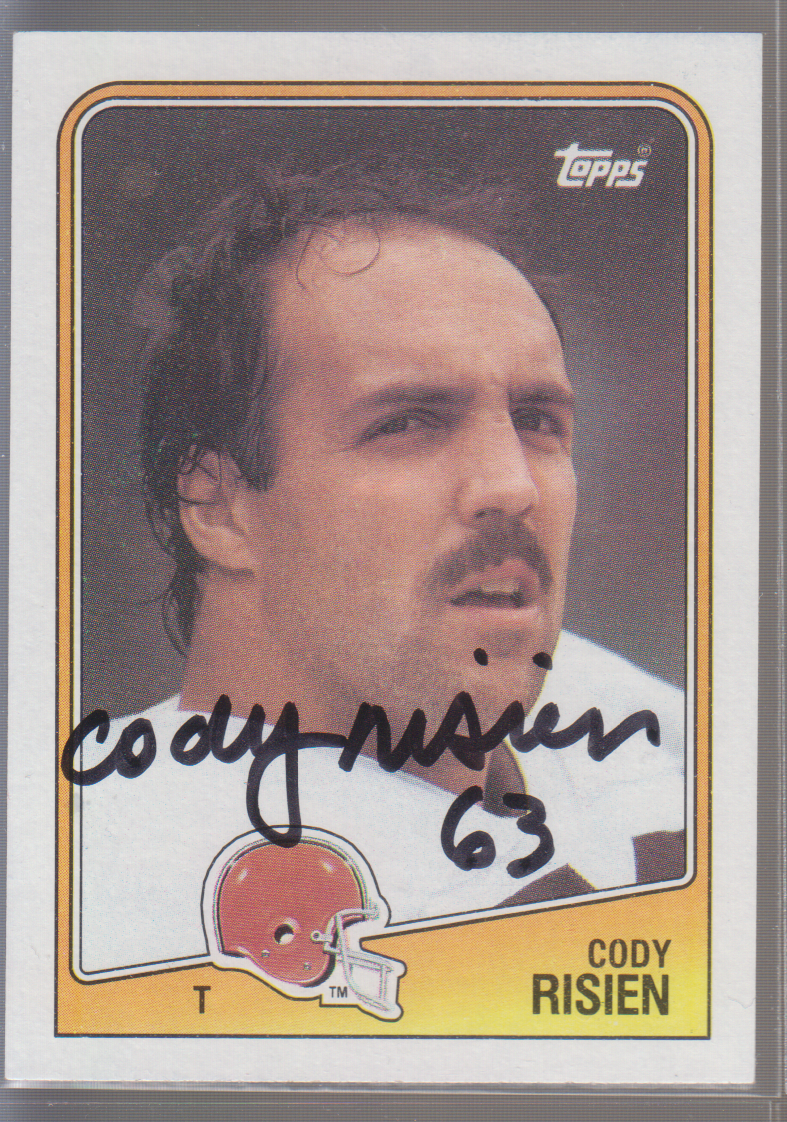 Autographed 1988 Topps Cody Risien - Browns | eBay