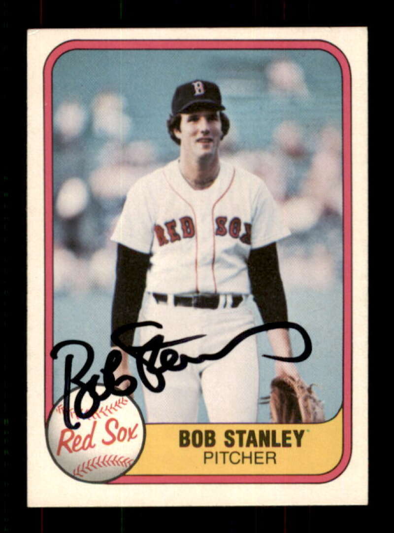 1981 Fleer #234 Bob Stanley AUTOGRAPHED!!! Red Sox 235755 | eBay