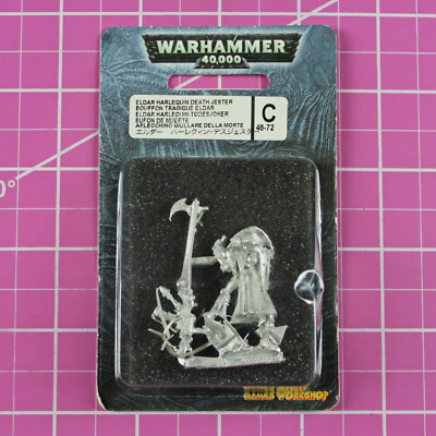 Warhammer 40K Eldar Harlequin Death Jester NIB Metal - OOP - Citadel ...