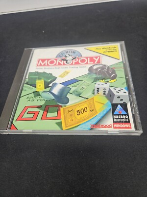 Monopoly CD-ROM (PC, 1995) Disc Is Mint 73000440367| eBay