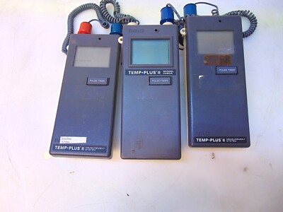 Lot Of 3 Ivac Temp-Plus II Thermometer With Probes - S7006 | eBay