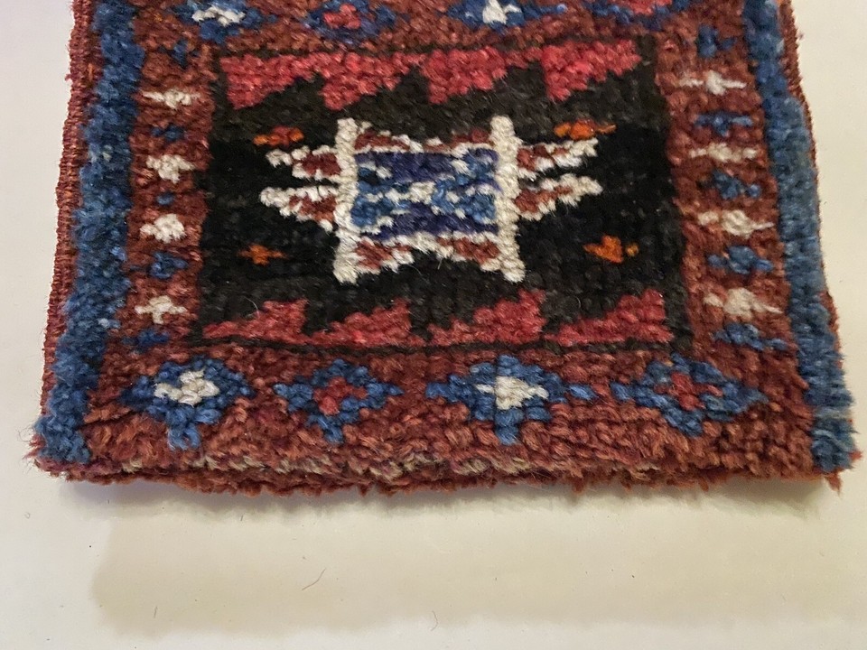 Antique kurdish Hand Knotted Medallion Design double sided Bag Rug ...