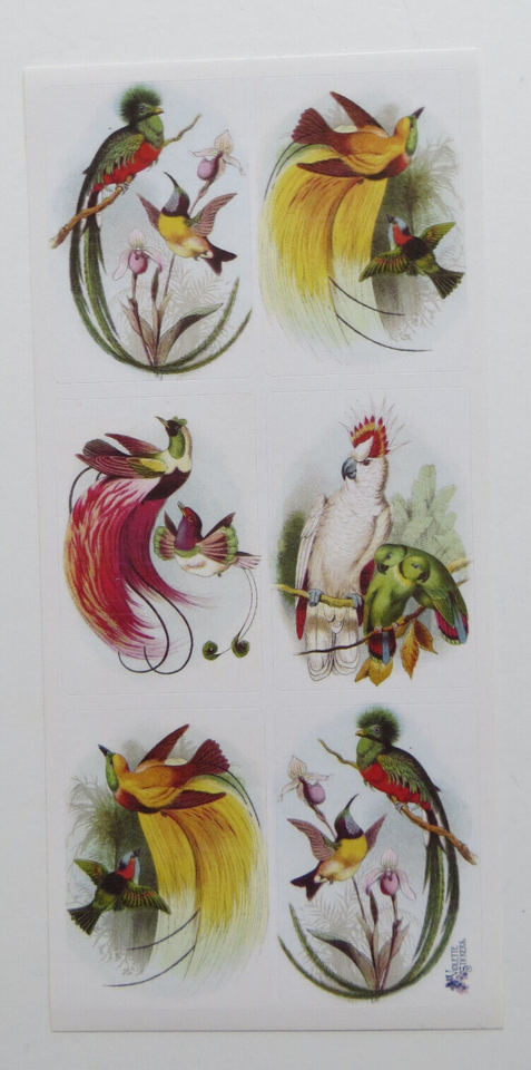 Violette Collection - CHAOS-BEAUTIFUL BIRDS - Sheet of NEW Stickers # ...