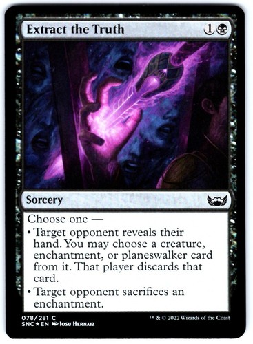 MTG Extract the Truth 78 Foil Streets of New Capenna | eBay