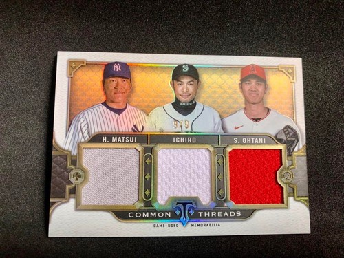 2022 Topps Triple Threads - Common Threads Three-Player Triple Relics # ...