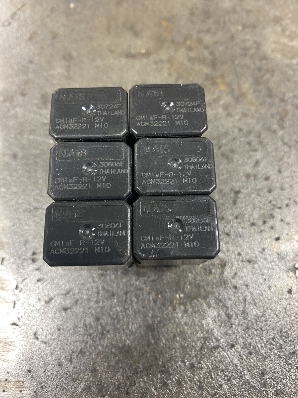 LOT OF 6 NAIS Micro RELAY CM1 ACM32221 Honda OEM | eBay