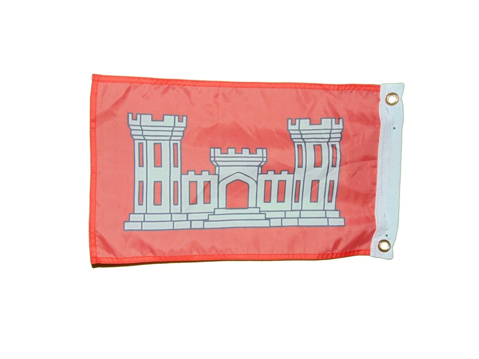 Corps Of Engineers Flag Polyester 12 X 18 Inches Boat Motorcycle | eBay