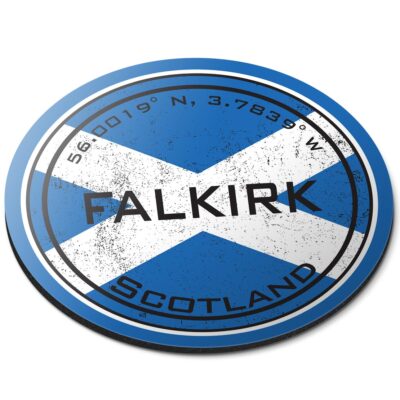 Round Mouse Mat Falkirk Scotland Flag Circle #59726 | eBay UK